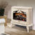 Celeste - Cream Electric Fireplace | Bowden's Fireside